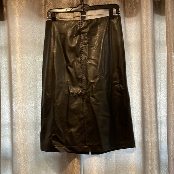 George | Skirts | George Faux Black Leather Skirt | Poshmark